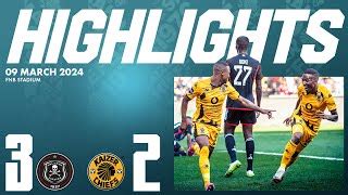 Orlando Pirates Vs Kaizer Chiefs Goals Extended Highlights Dstv