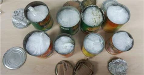 경찰 통조림 캔에 필로폰 밀반입 일당 검거