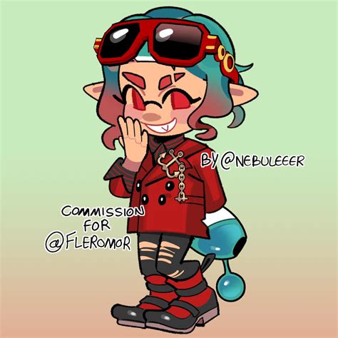 Chibi Splatoon Rendered Commission By Nebs Nebuleeer Vgen