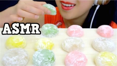 ASMR MOCHI Soft And Sticky Eating Sounds No Talking TracyN ASMR