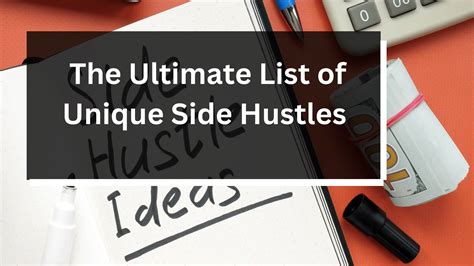 The Ultimate List Of Unique Side Hustles For 2023