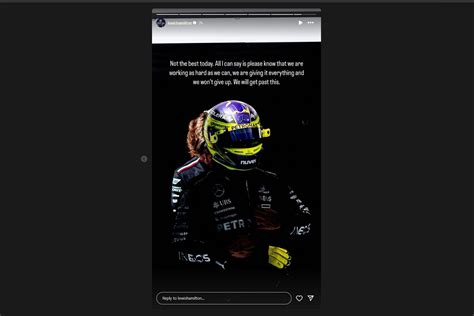 Lewis Hamilton Pens An Emotional Note For The Fans After Another