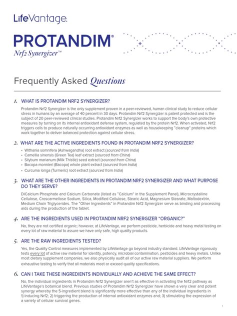 Nrf2 Activation Leaflet Pdf Food And Drug Administration Dietary
