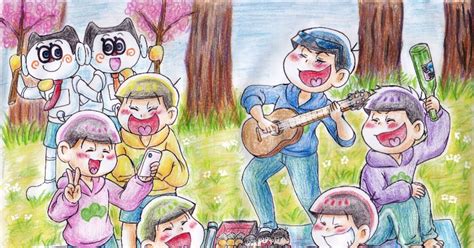 おそ松さん 6つ子ちゃんお誕生日おめでとう2021！！！！！！ えふけい。のイラスト Pixiv