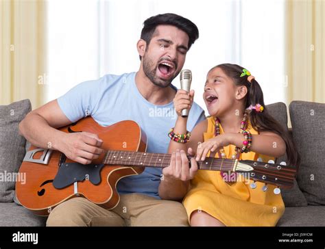 Indian Father And Daughter Hi Res Stock Photography And Images Alamy