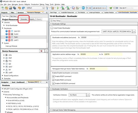 Now Press The Generate Button On Project Resources Shown Below This