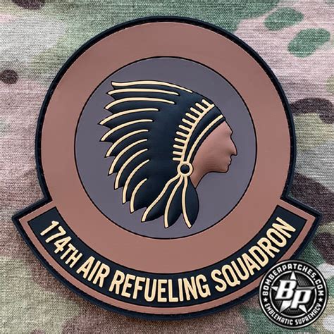 174th Air Refueling Squadron Chief Desert Bomber Patches