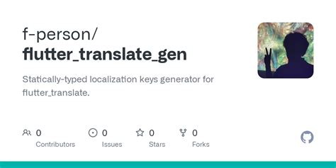 Github F Personfluttertranslategen Statically Typed Localization