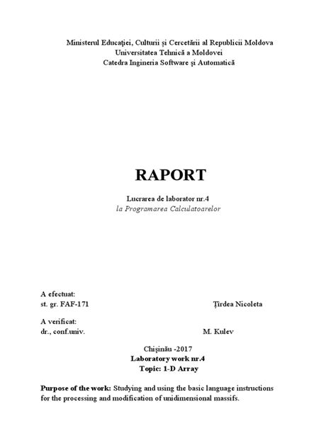 laboratory work on 1d arrays in c pdf array data structure matrix