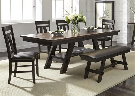 Liberty Furniture Lawson 6 Piece Rectangular Table Set A1 Furniture