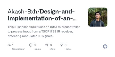 GitHub Akash Bxh Design And Implementation Of An IR Sensor Circuit