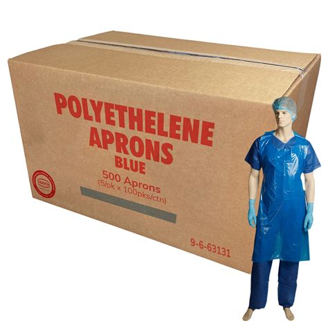 Polyethylene Aprons 500 Pcs 1250mm Tiddox