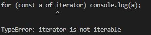 Javascript Es Well Formed Iterator