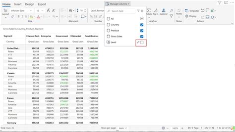 Conditional Formatting Of Multiple Hierarchies In Inforiver Matrix