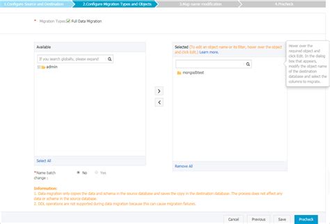 Migrate Data From An Apsaradb For Mongodb Standalone Instance To An