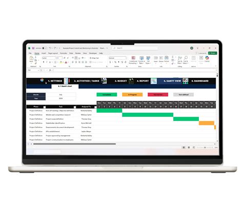 project control in excel project tracking in excel excel projects
