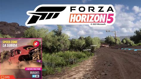 Forza Horizon 5 Speed Zone La Subida D500 Buggies Road View