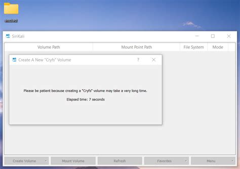 SiriKali Does Not Work With CryFS Issue 221 Mhogomchungu Sirikali