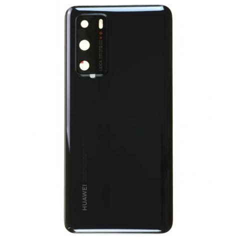 Vitre arrière HUAWEI P Noir Avec Adhesif Sans Logo
