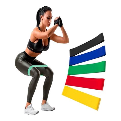 Kit 5 Faixa Elastica Super Mini Band Para Treino Exercicios Shopee Brasil