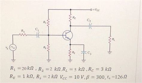 Solved Determine The Input Impedance Zi In Kilo Ohm And Chegg