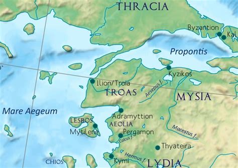 ТРОАДА Название исторических областей Анатолии звучат словно названия