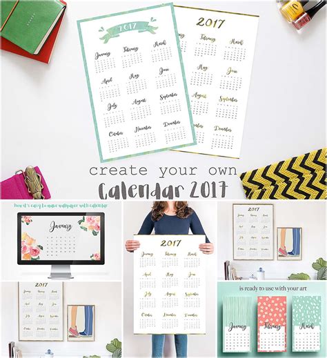 create your own 2017 calendar free download