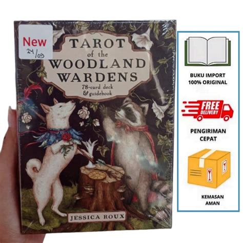 Jual Tarot Of The Woodland Wardens 78 Card Deck And Guidebook By Jessica
