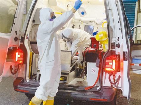 新北新增1563例確診 73分隊、100救護車投入防疫工作 地方新聞 中國時報