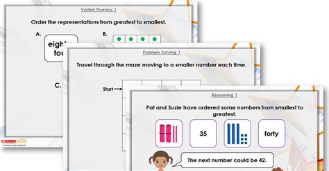 Year 2 Ordering Numbers And Objects Lesson Classroom Secrets
