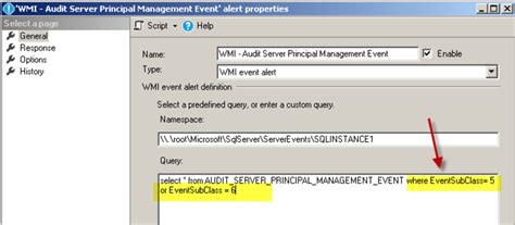 Automated Wmi Alerts For Sql Server Login Property Changes