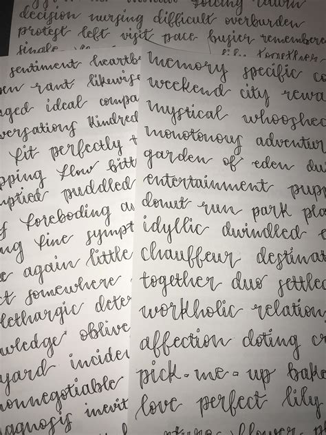 I Ve Been Practicing My Calligraphy R PenmanshipPorn