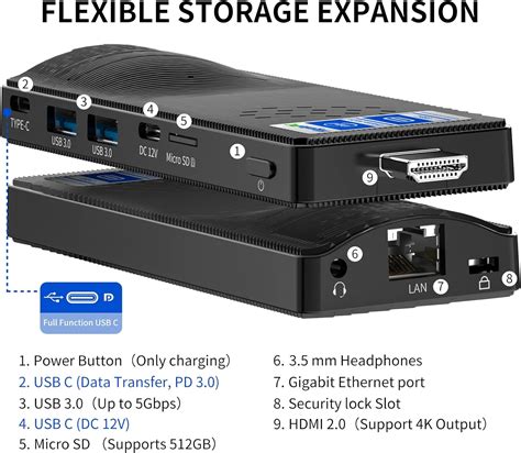 Higolepc Mini Pc Stick Windows Pro Intel Celeron J Gb Ddr
