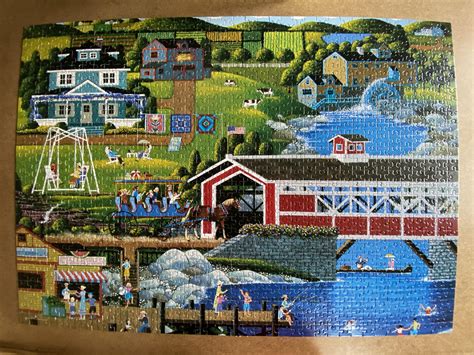 Hometown Lazy Summer Days Pieces R Jigsawpuzzles