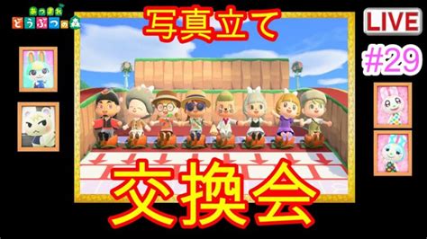 【あつ森・ライブ】 第29回！障害物競走写真立て交換会！ 『視聴者参加型』 あつ森 動画まとめ