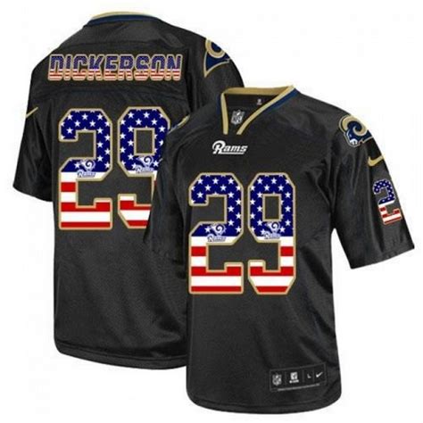 Rams Eric Dickerson Usa Flag Color Rush Jersey Us Sports Nation