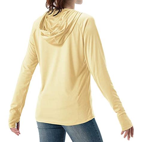 Womens Upf 50 Uv Sun Protection Hoodie Long Sleeve Hiking Shirt Outdoor Performance Running