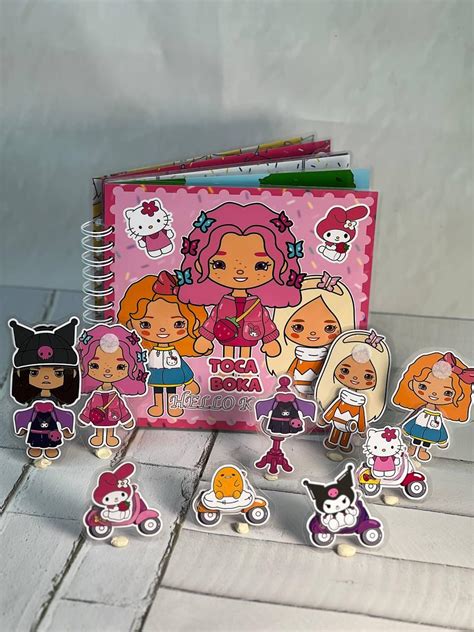 Альбом на липучках в стиле Тока Бока Hello Kitty и её друзья Id