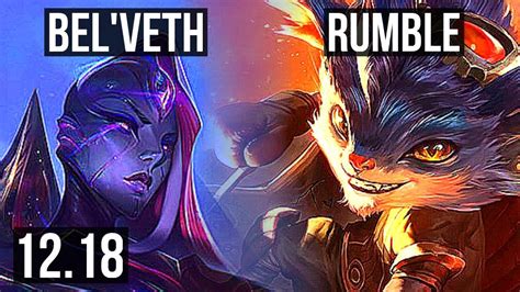 BEL VETH Vs RUMBLE JNG Rank 1 Bel Veth Rank 5 71 Winrate