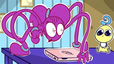 کارتون کمدی مامی لنگ دراز 17 بیبی و ددی