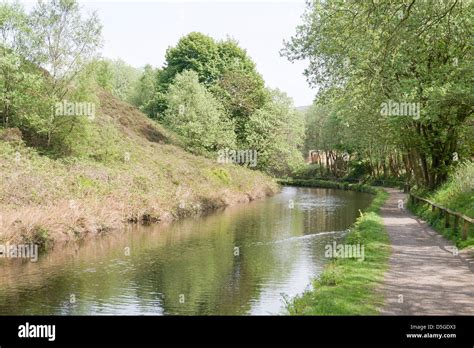 Huddersfield Narrow Canal At Marsden West Yorkshire Great Britain