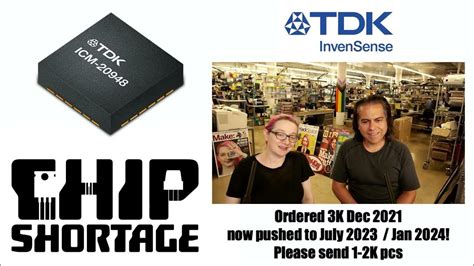 Chip Shortage Invensense Tdk Icm 20948 Chipshortage Invensense Adafruit Youtube