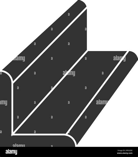 Steel Product Vector Icon I Profile Shape And Long That Alloy Of Iron