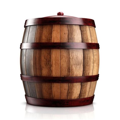 Premium Ai Image Wooden Barrel Illustration