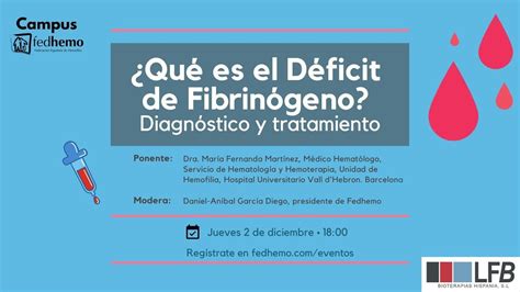 Campusfedhemo Déficit De Fibrinógeno Youtube