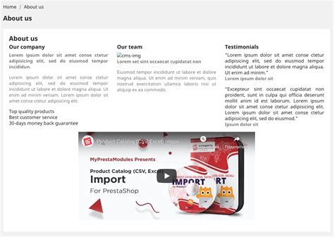 How To Add Iframe Video On Cms Product Page