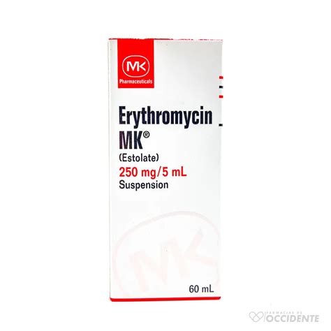 Eritromicina Mk 250x 60ml Susp Farmacias De Occidente