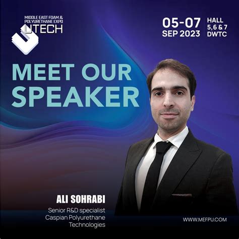 Middle East Foam And Polyurethane Utech Expo On Linkedin Alisohrabi
