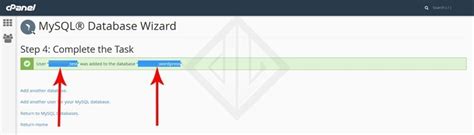 روش ساخت دیتابیس در سی پنل
