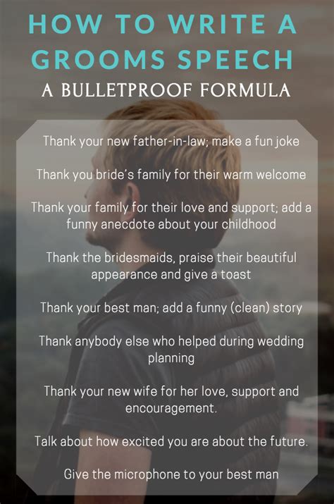 Groom Wedding Speech Guide With Examples Artofit